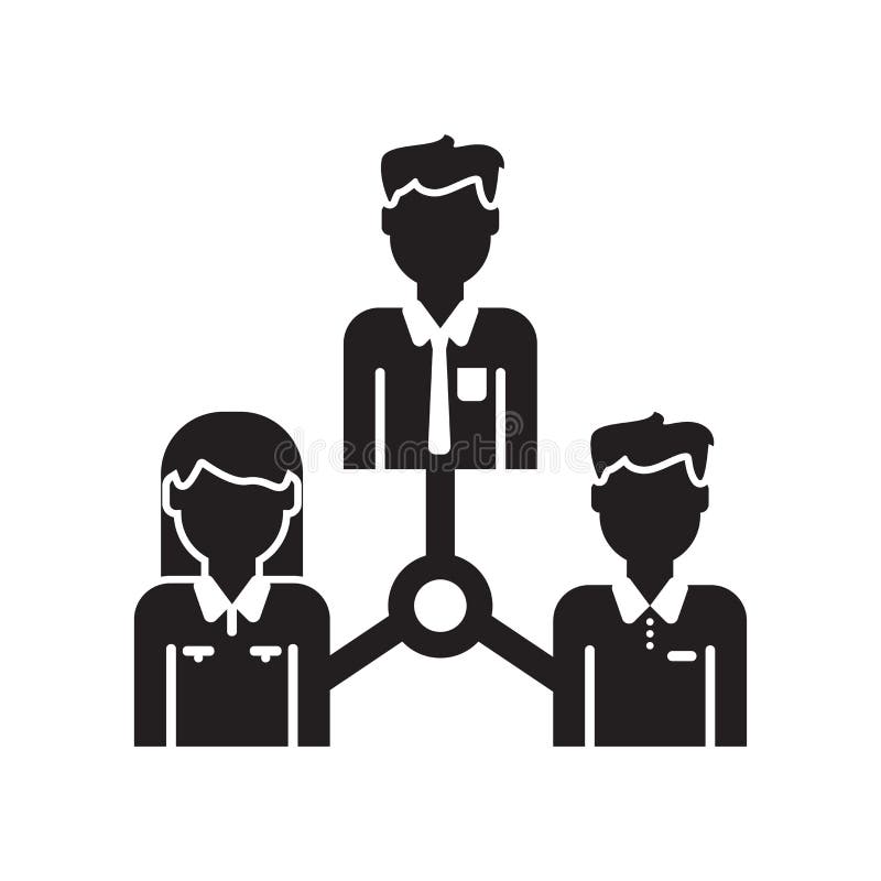 Collaboration Icon Isolated on White Background Stock Vector ...
