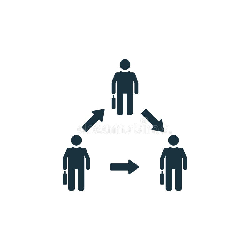 Collaboration Icon Simple Creative Element Filled Monochrome