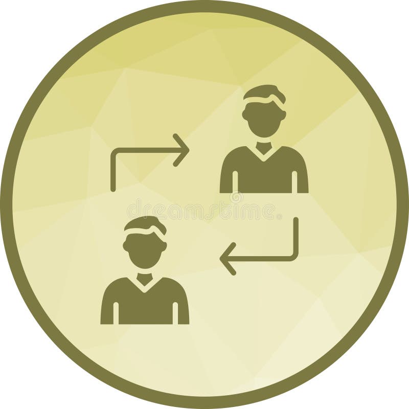 Collaboration Icon Vector Image. Stock Vector - Illustration of ...