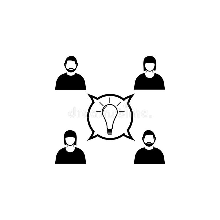 Collaboration Icon Vector Flat Stock Illustrations – 15,744 ...