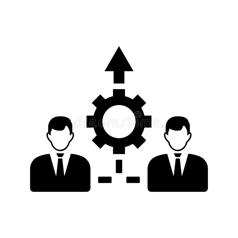 Collaboration, Joint, Venture Icon. Black Vector Graphics Stock ...