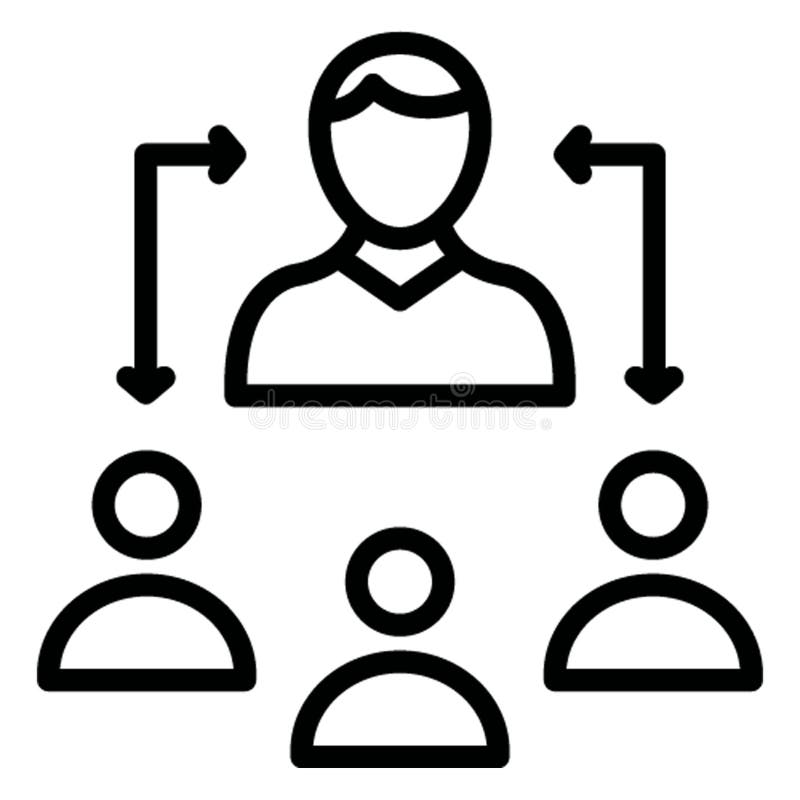 Collaboration, Leadership . Vector Icon Which Can Easily Modify or Edit ...