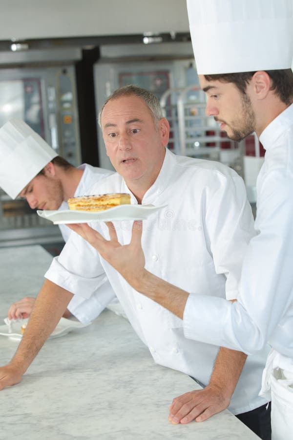 Collaboration Men in Laboratory Bakery Shop Stock Image - Image of ...