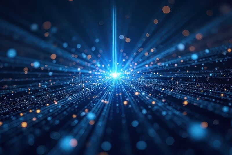 Collaboration of Modern Tech and AI in Content Generation Stock ...