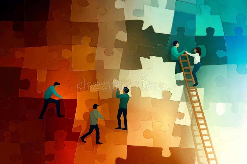 In Collaboration, Problem Solving is Achieved Together, Teamwork Brings ...