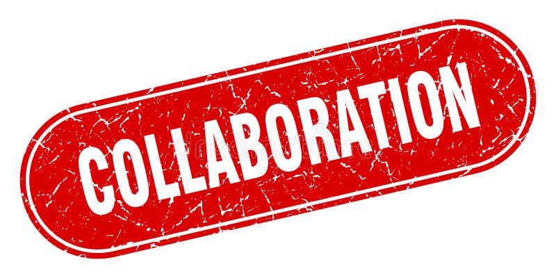 Collaboration Sign. Collaboration Grunge Stamp Stock Vector ...