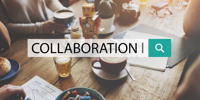 Collaboration Solution Partnership Cooperation Concept Stock Image ...