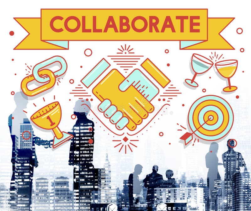 Collaboration Solution Partnership Cooperation Concept Stock Image ... Collaboration Solution Partnership Cooperation Concept Stock Image ...