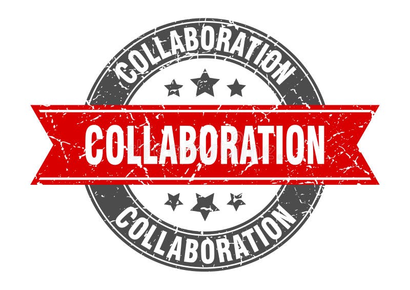 Collaboration Stamp. Collaboration Square Grunge Sign Stock Vector ...
