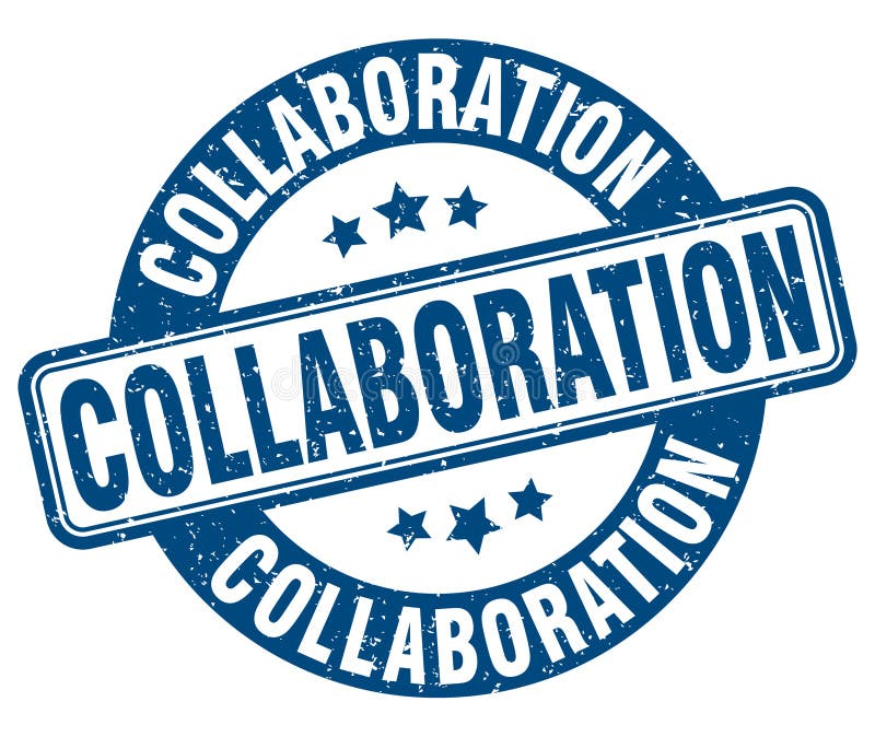 Collaboration Stamp. Collaboration Label. Round Grunge Sign Stock ...