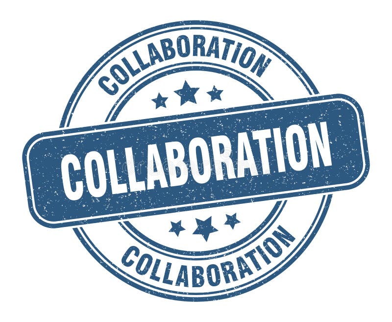 Collaboration Stamp. Collaboration Round Grunge Sign Stock Vector ...