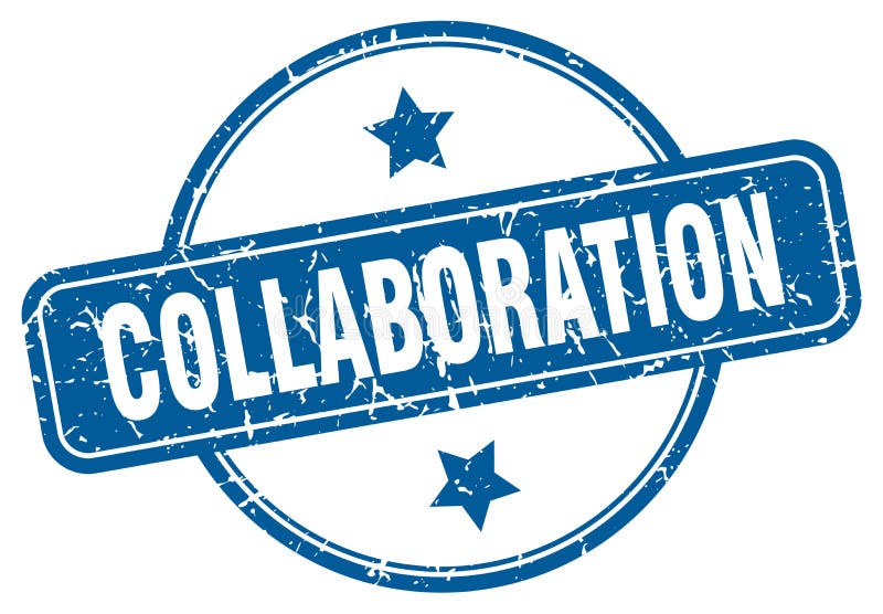 Collaboration Stamp. Collaboration Round Grunge Sign Stock Vector ...