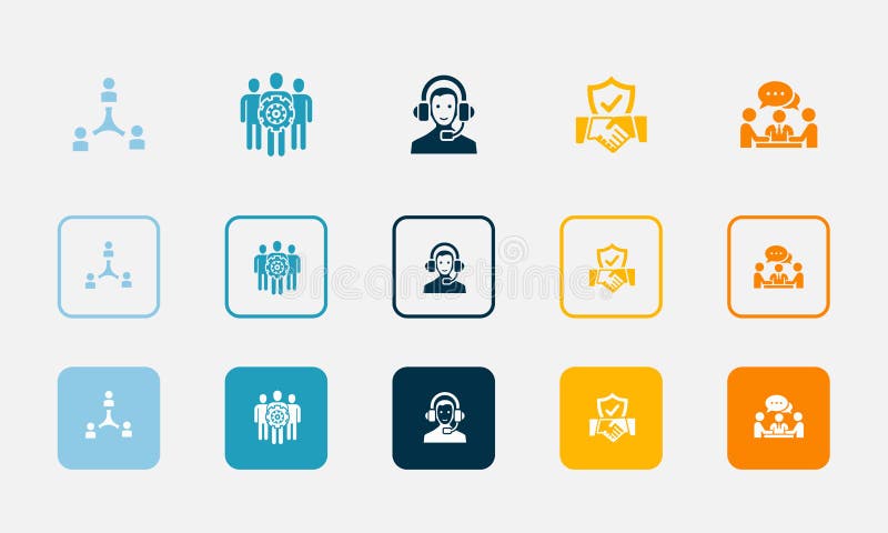 Collaboration, Teamwork, Support, Trust Stock Vector - Illustration of ...