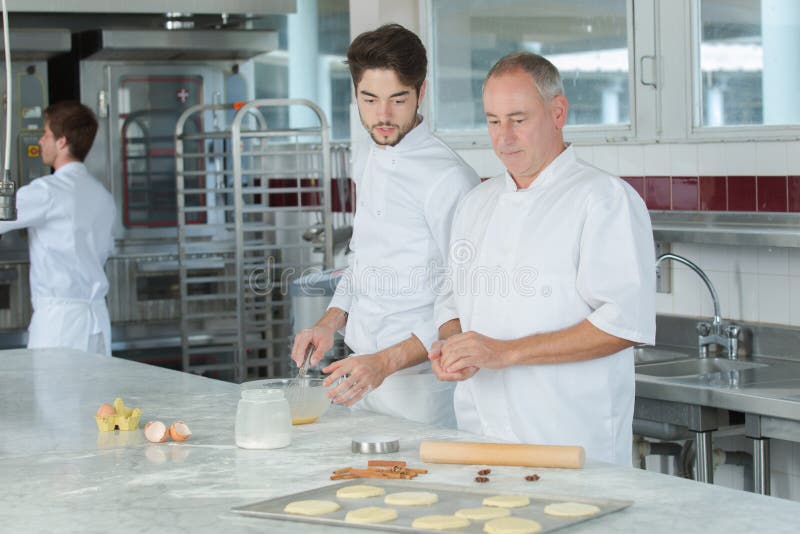 Collaboration Generations in Laboratory Bakery Shop Stock Photo - Image ...