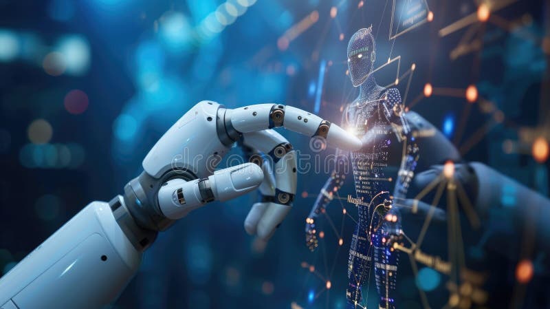 Collaboration Where Robots and Humans Touch Hands on a Network, Ai ...