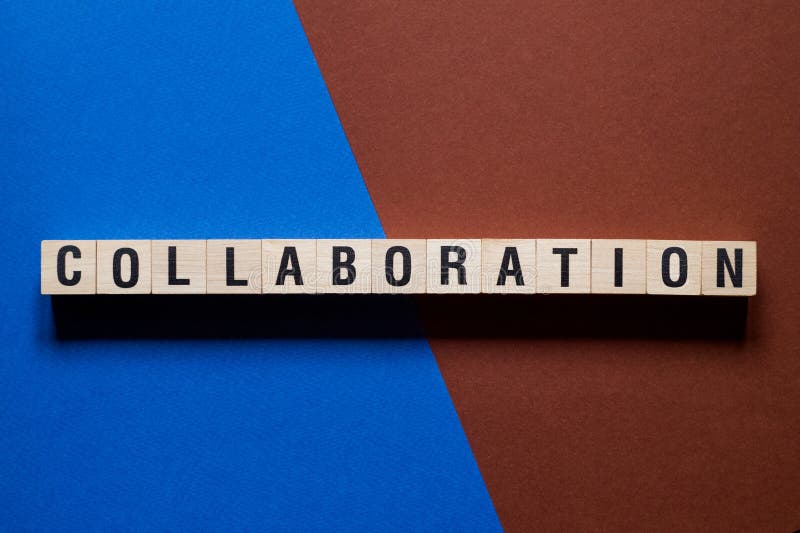 Collaboration Word Concept on Cubes Stock Image - Image of opportunity ...