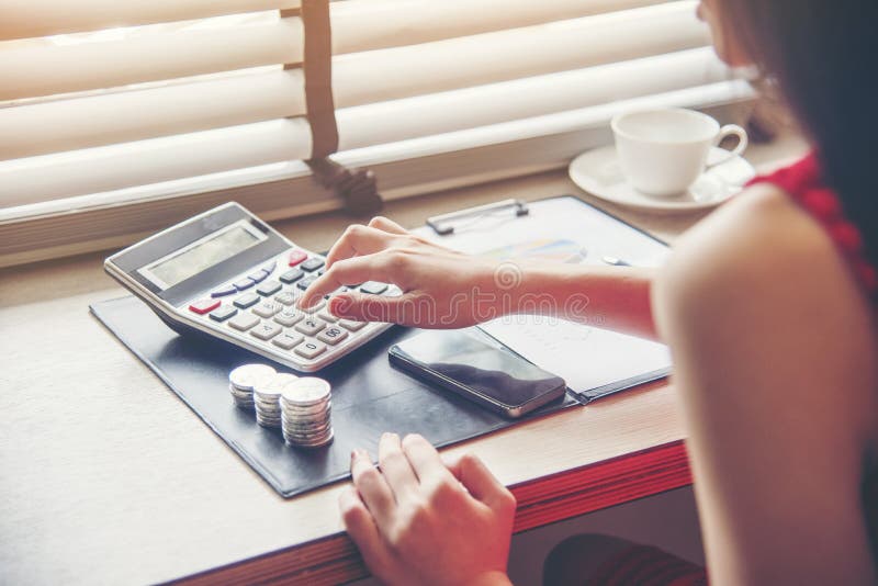 Man Working with Excel Project Dashboard on Laptop / Computer Stock ...