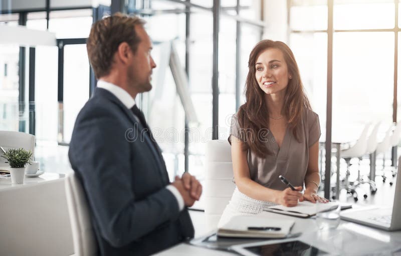 Collaboration, Writing and Team Working on a Project Together in the ...