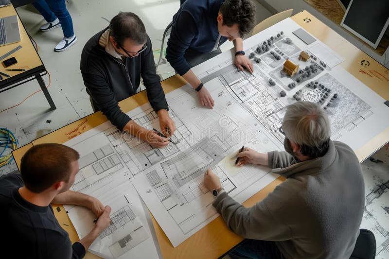 Collaborative Architects Design Innovative Building Plans, Developing ...
