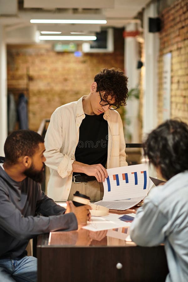 Collaborative Brainstorming Session among Colleagues in Stock Photo ...