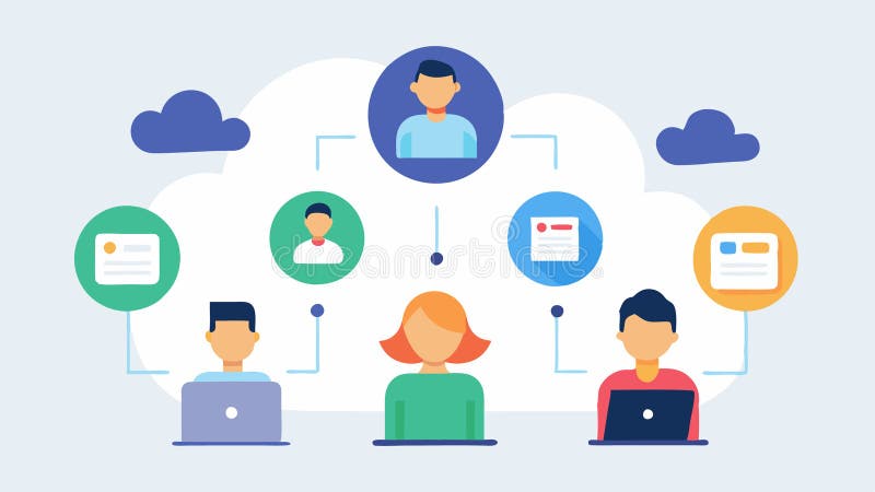 Collaborative Budgeting Feature an Illustration of Multiple Users ...