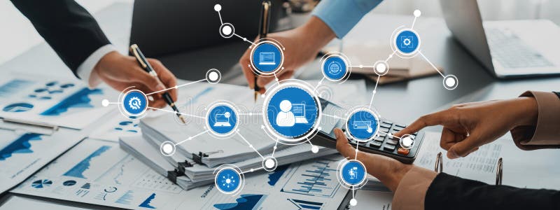 Collaborative Business Meeting with Data Analysis and Technology ...