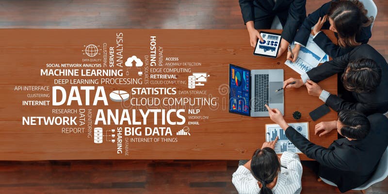 Collaborative Business Meeting Focused on Data Analytics, Statistics, and Cloud Computing with ...