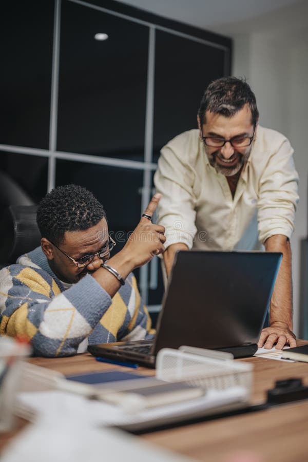 Collaborative Business Meeting in Modern Conference Room with ...