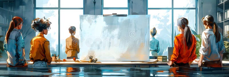 Collaborative Business Team Brainstorming and Idea Generation Stock ...