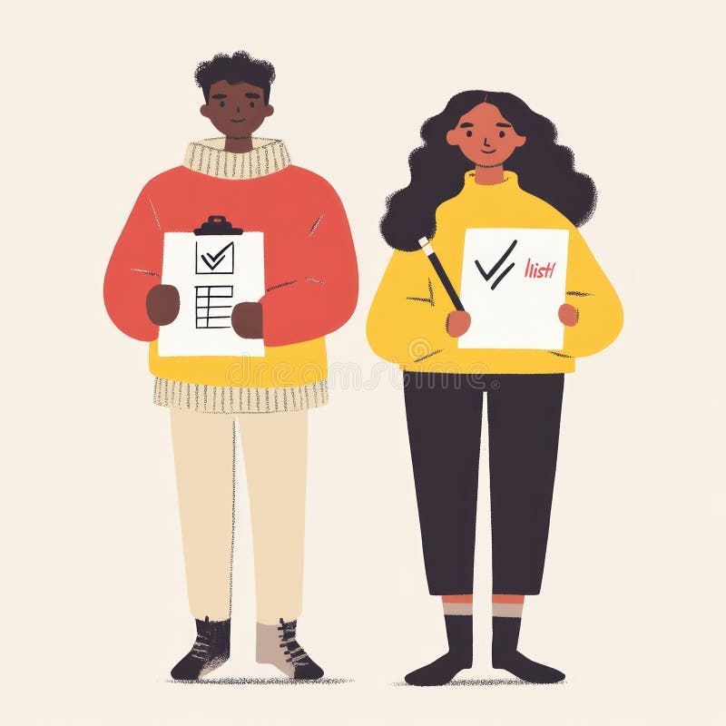 Holding Checklists Stock Illustrations – 38 Holding Checklists Stock ...