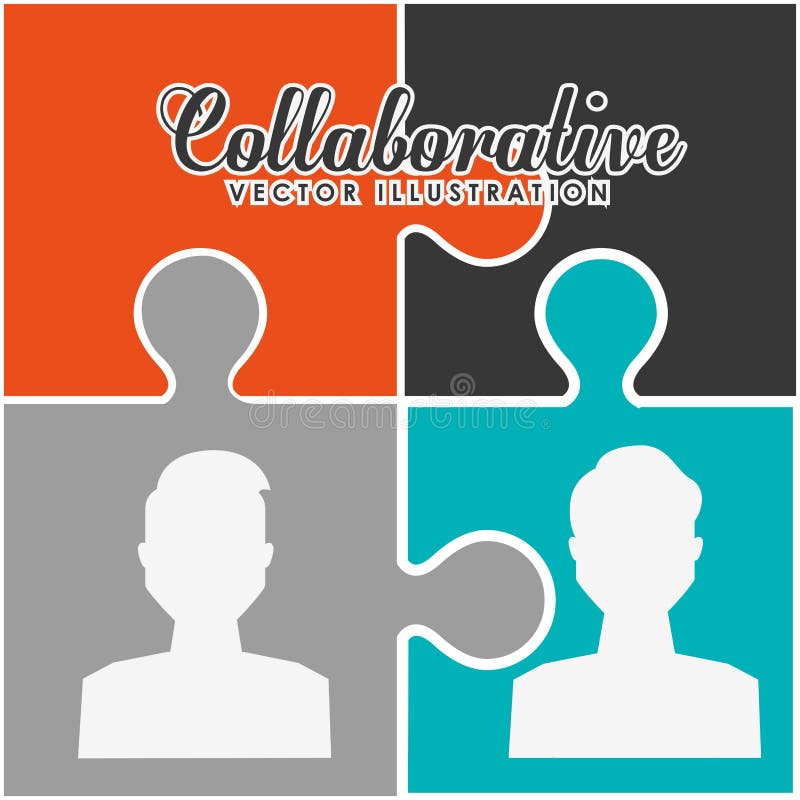 Collaborative Concept Design Stock Illustration - Illustration of ...