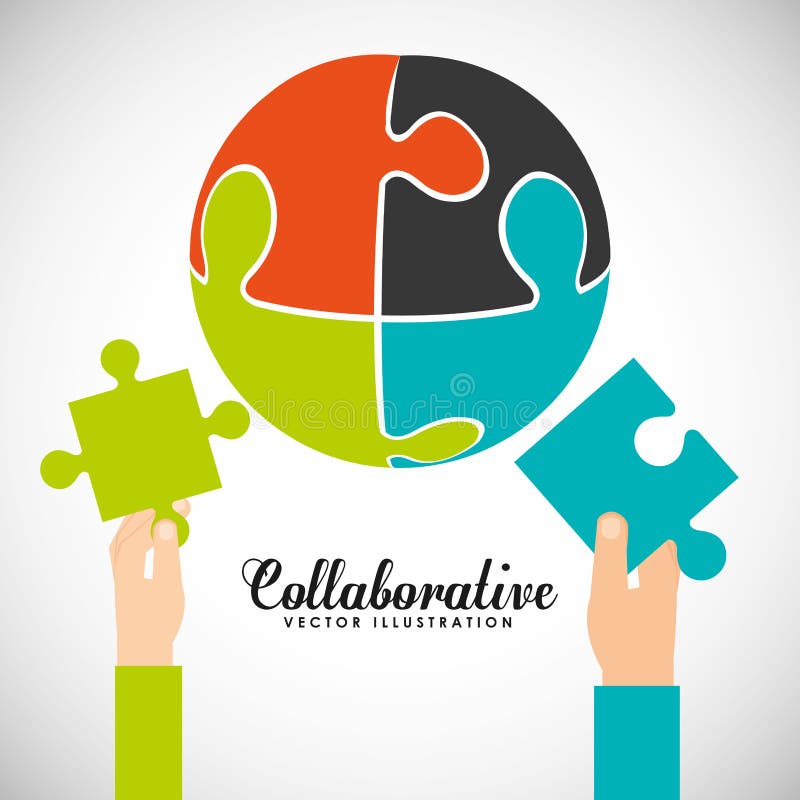 Collaborative Concept Design Stock Illustration - Illustration of ...