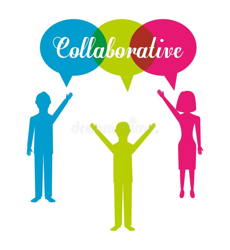 Collaborative Concept Design Stock Illustration - Illustration of ...