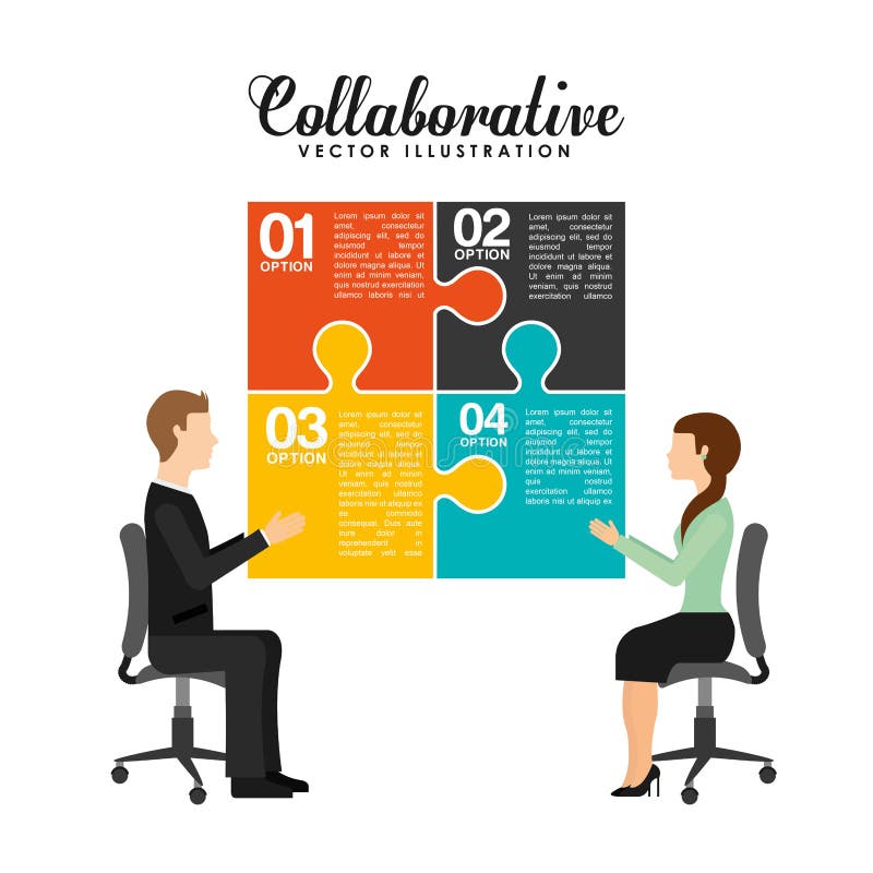 Collaborative Concept Design Stock Illustration - Illustration of ...