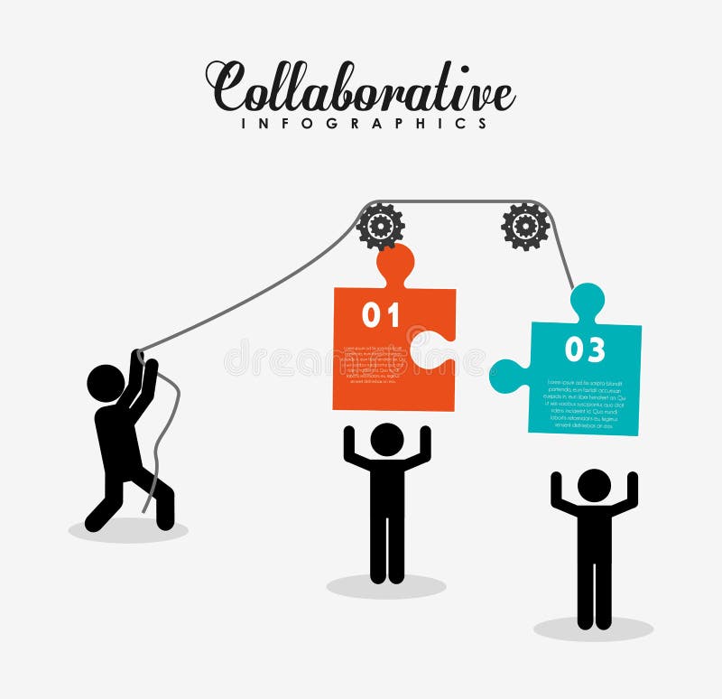 Collaborative Concept Design Stock Illustration - Illustration of ...