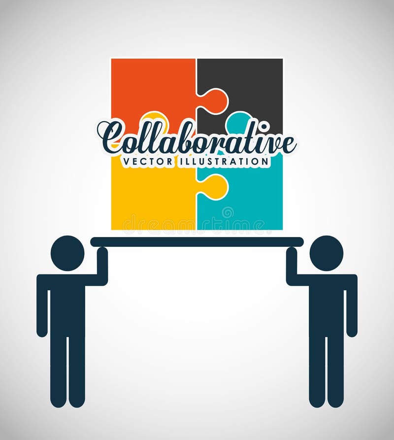 Collaborative Concept Design Stock Illustration - Illustration of ...