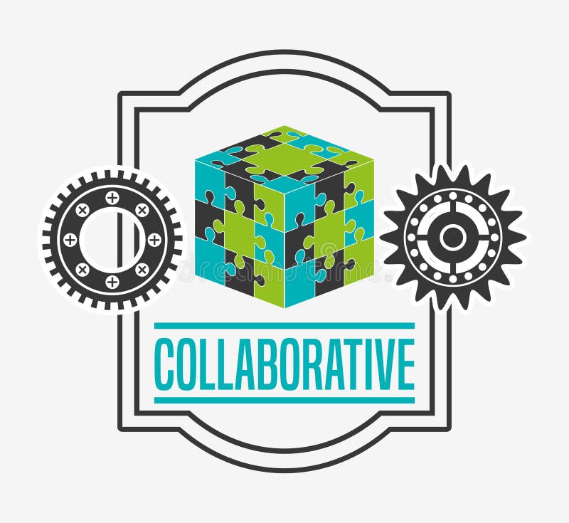 Collaborative Concept Design Stock Vector - Illustration of vector ...