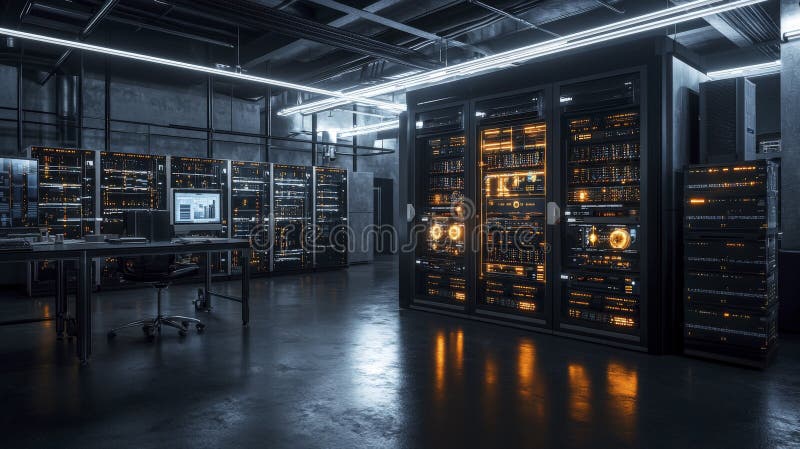 Collaborative Data Center for Professionals in Technology Hub Modern ...