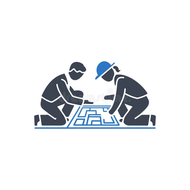 Collaborative Design Planning Icon Stock Vector - Illustration of ...