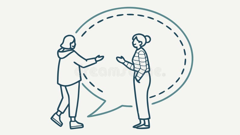 Collaborative Dialogue Flow, Shared Understanding Icons, Vector Design ...