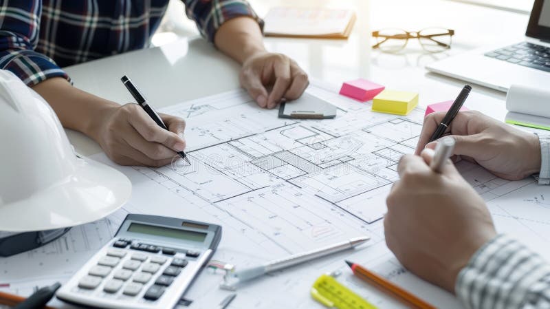 The Collaborative Drafting Project. AI Generated Stock Photo - Image of ...