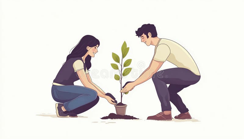 Collaborative Effort stock image. Image of growth, seedling - 379174489