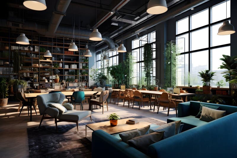 A Collaborative Environment for Remote Professionals Stock Illustration ...