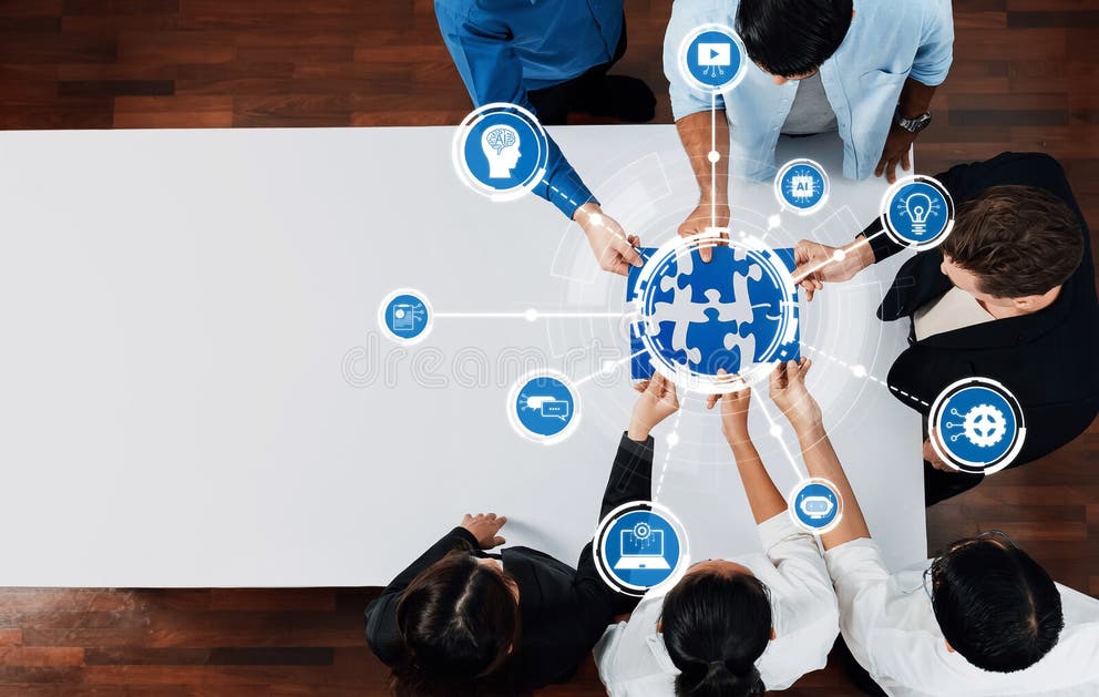 Collaborative Group Solving Business Challenges with AI Solutions and ...