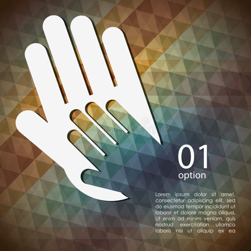 Collaborative hands design stock illustration. Illustration of hand ...