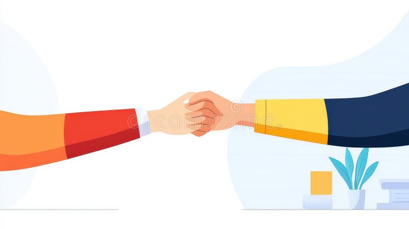 Collaborative Hands Meet in Solidarity for Teamwork in a Modern ...