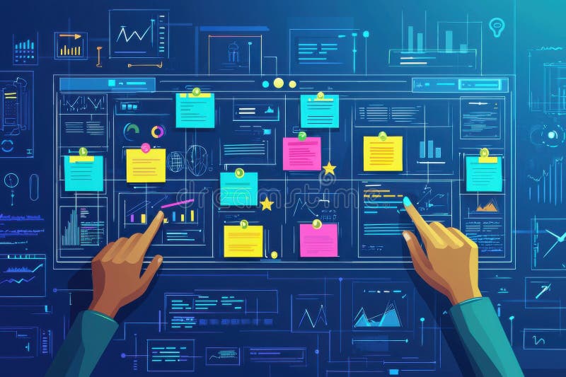 Collaborative Idea Brainstorming with Visual Notes and Data Dashboard ...