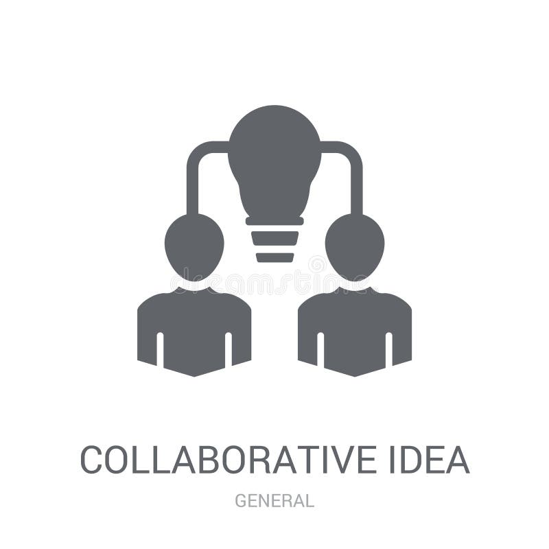 Collaborative Idea Isolated Icon. Simple Element Illustration from ...