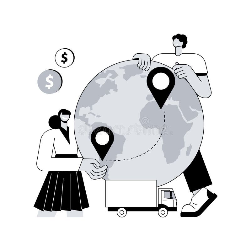 Collaborative Logistics Abstract Concept Vector Illustration Stock ...