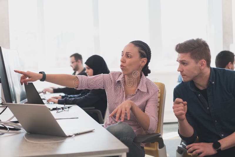 Collaborative Process of Multicultural Skilled Young Business Team ... Collaborative Process of Multicultural Skilled Young Business Team ...